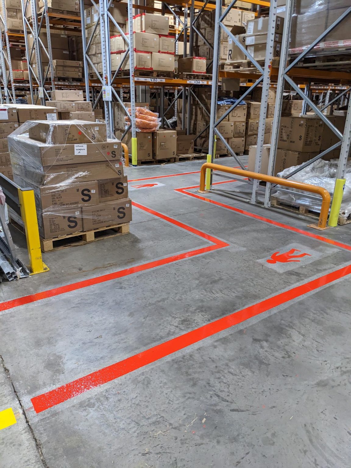 Walkways Line Marking Contractors | KVR Coatings